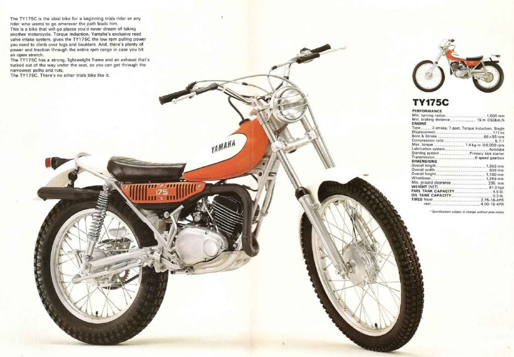 TY175 Through the years 1975-83