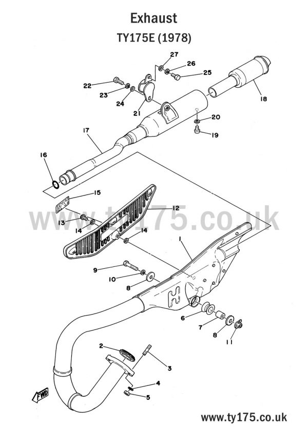 EXHAUST (TY175E)