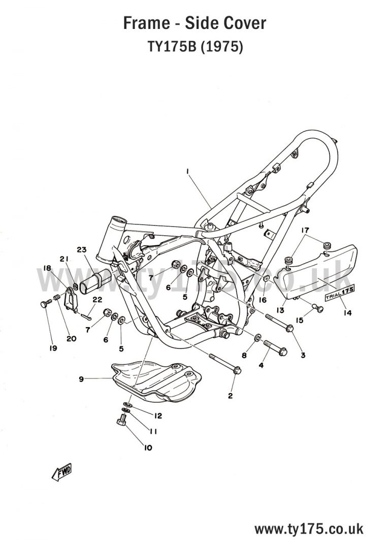FRAME – SIDE COVER (TY175B)