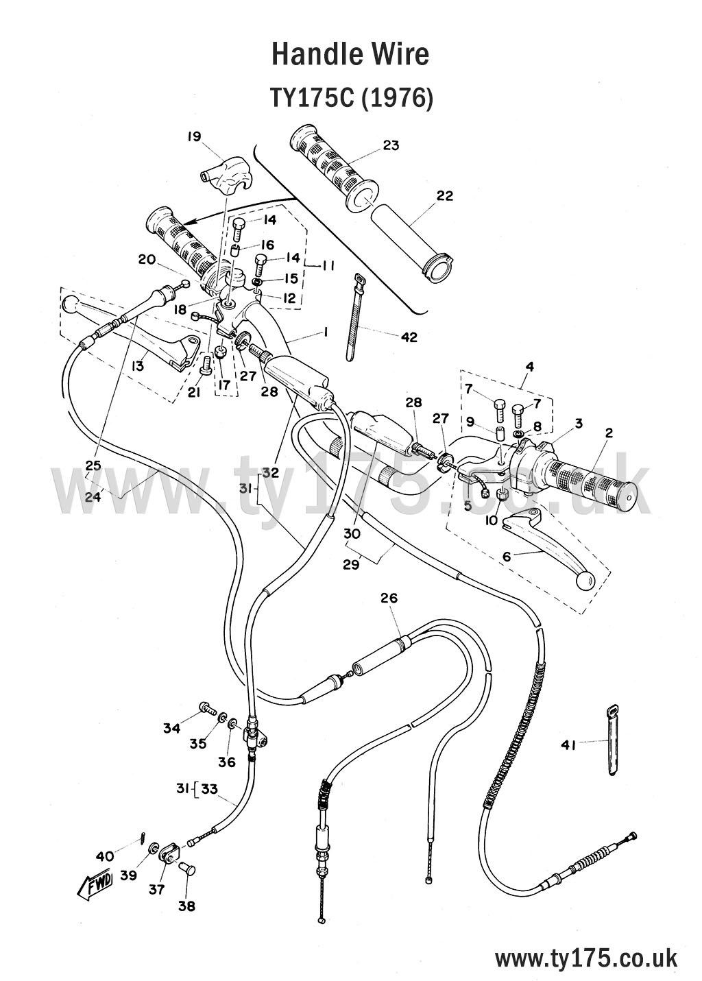 HANDLE WIRE (TY175C)