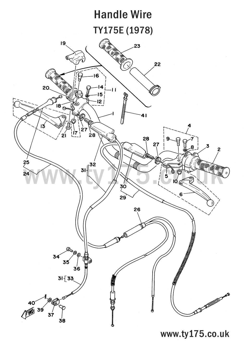HANDLE WIRE (TY175E)